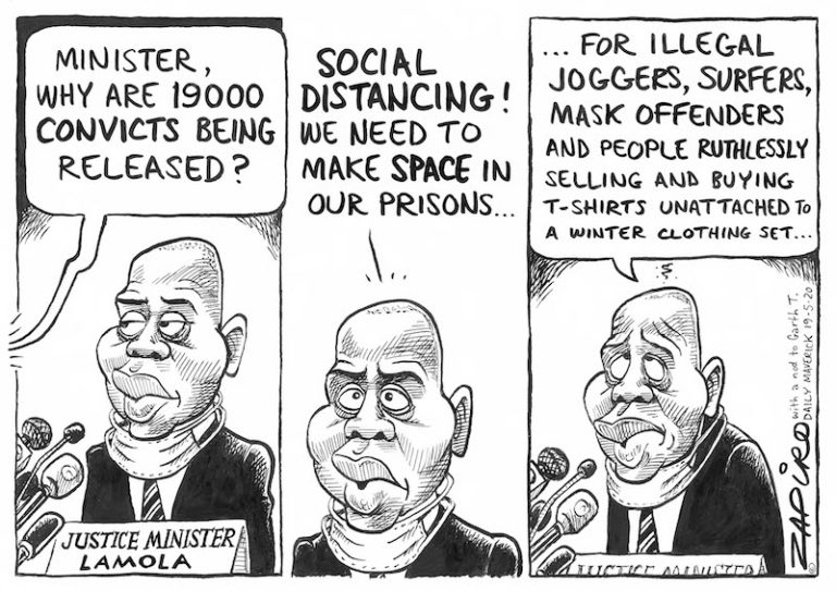 Cartoonist, Jonathan Shapiro, Zoom interview - Het Zuid-Afrikahuis